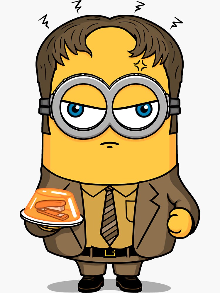 "Minion Office Worker/Perfect Designs For Men and Women" Sticker for ...