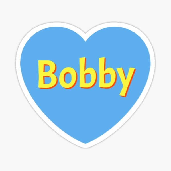 "Bobby" Sticker for Sale by MassageStickers | Redbubble