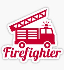 Firefighter: Stickers | Redbubble