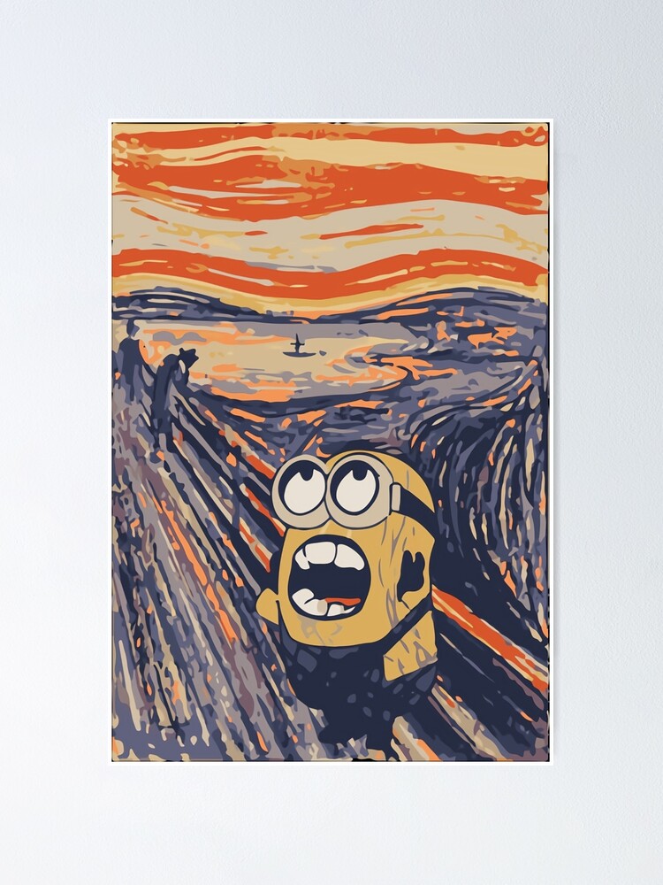 "Minion The Screaming/Best Designs For Men & Women" Poster for Sale by ...