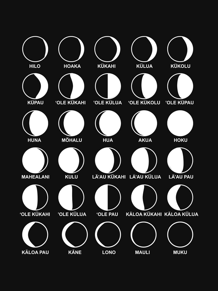 "Hawaiian Moon Phases Sweatshirt" T-shirt for Sale by JakTcb ...