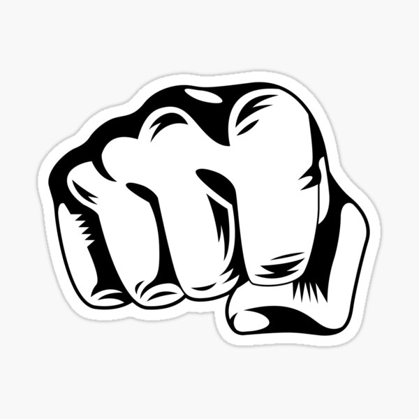 "Box King Black Sticker Boxing" Sticker for Sale by Logo-Art-Design ...