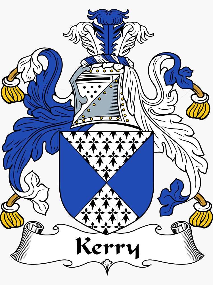 "Kerry " Sticker by HaroldHeraldry | Redbubble