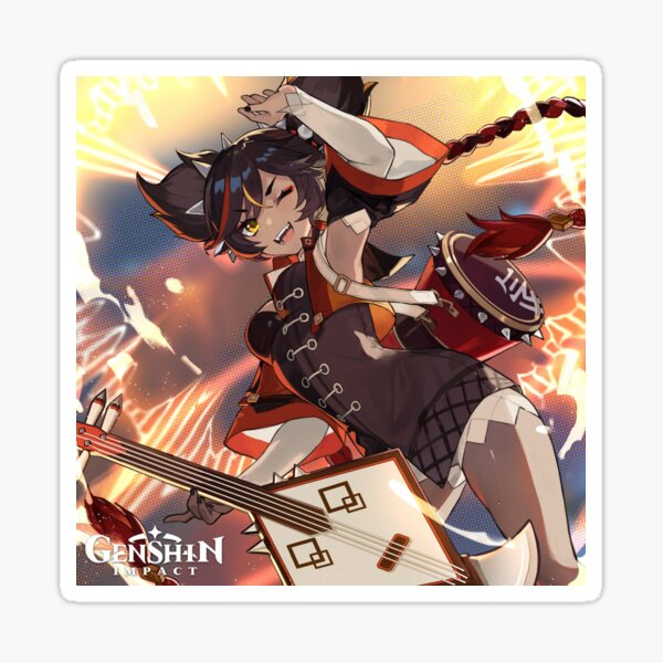 "Genshin Impact Xinyan" Sticker for Sale by artwala74 | Redbubble