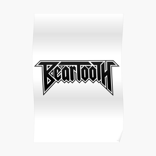 "Beartooth Merch Beartooth Logo" Poster for Sale by RommaniShop | Redbubble
