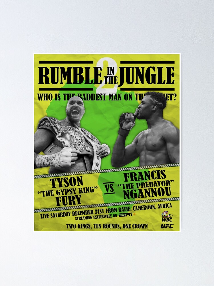 "Rumble In The Jungle 2" Poster for Sale by ArtOfWarMMA | Redbubble