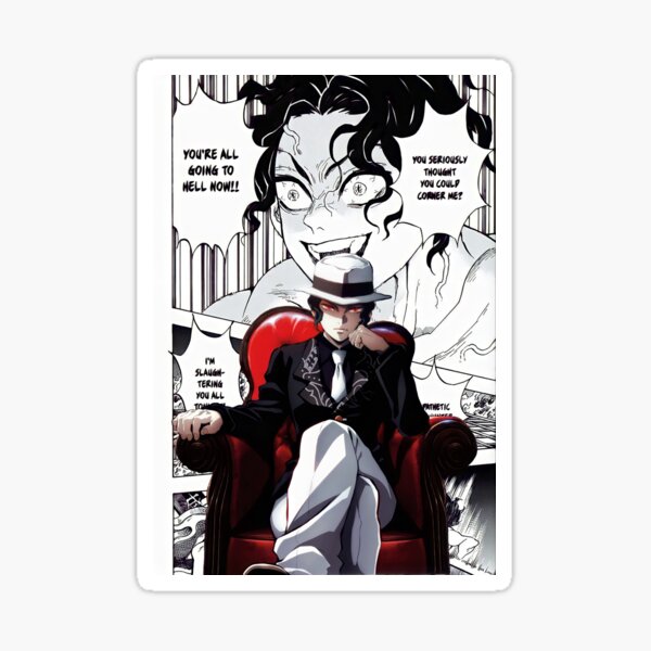 "Muzan Kibutsuji" Sticker for Sale by risumei | Redbubble
