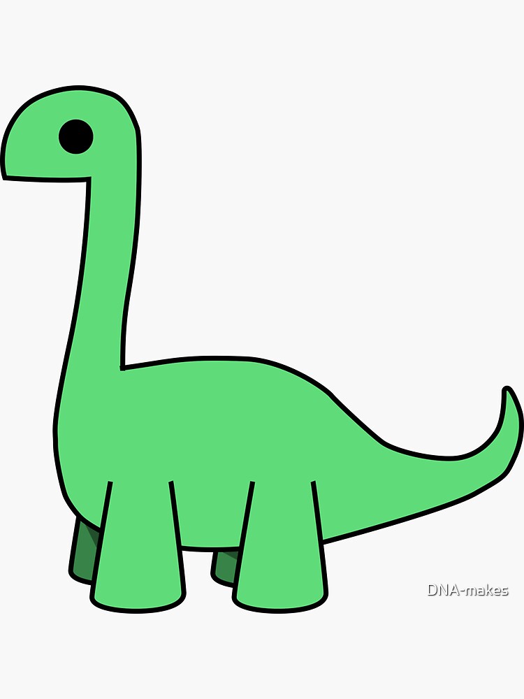 "Brachio" Sticker for Sale by DNA-makes | Redbubble