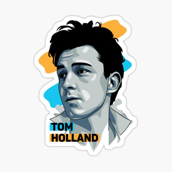 "Tom Holland" Sticker for Sale by Xezyy | Redbubble