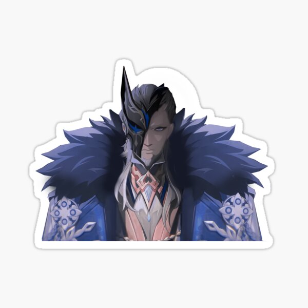 "Genshin Impact Pierro" Sticker for Sale by Omagatoki | Redbubble
