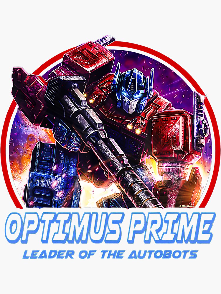 "Transformers War For Cybertron Optimus" Sticker for Sale by Dorystore ...
