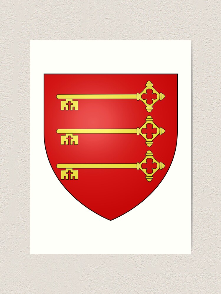 "Coat of Arms of Avignon, France" Art Print by Tonbbo | Redbubble