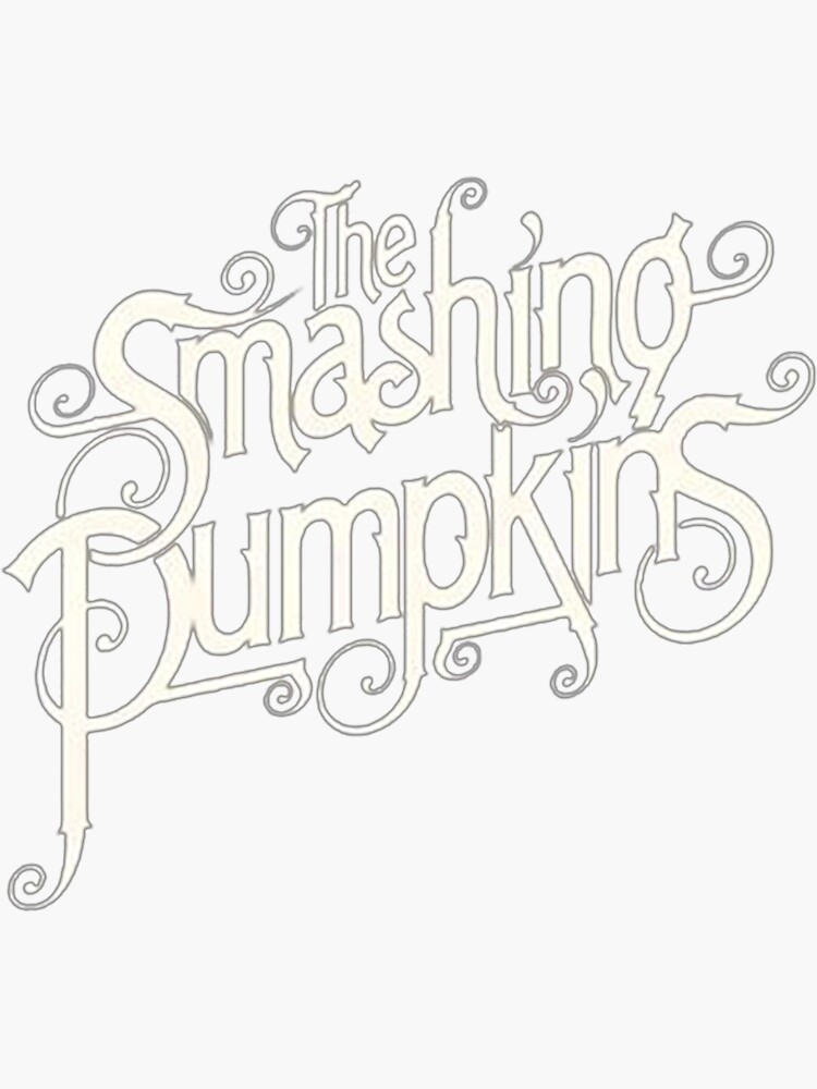 "Best of Classic Band-The Smashing Pumkins Logo" Sticker for Sale by ...