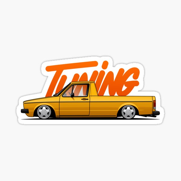"Caddy MK1" Sticker for Sale by TuningEstudio | Redbubble