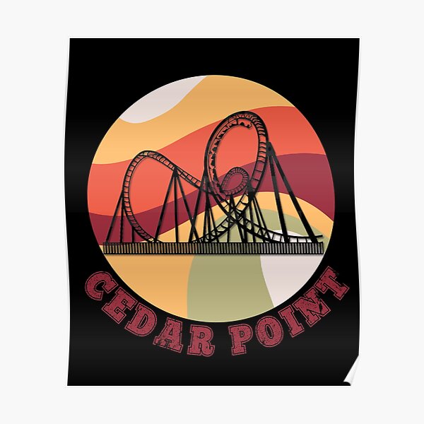"Cedar Point Retro Vintage, Amusement Land." Poster for Sale by ...