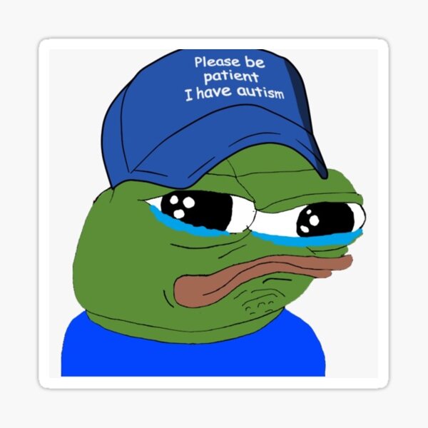 "Apu has autism" Sticker for Sale by Groovychris | Redbubble