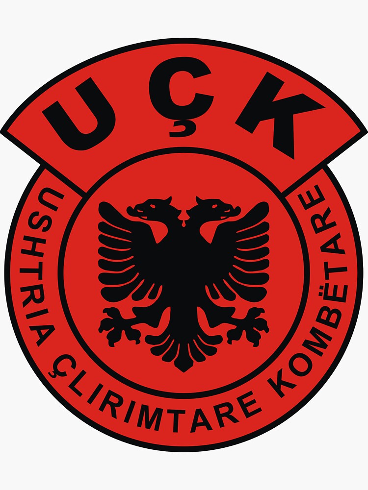 "Albanian UCK" Sticker for Sale by RiseofSvarog | Redbubble