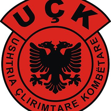 "Albanian UCK" Sticker for Sale by RiseofSvarog | Redbubble