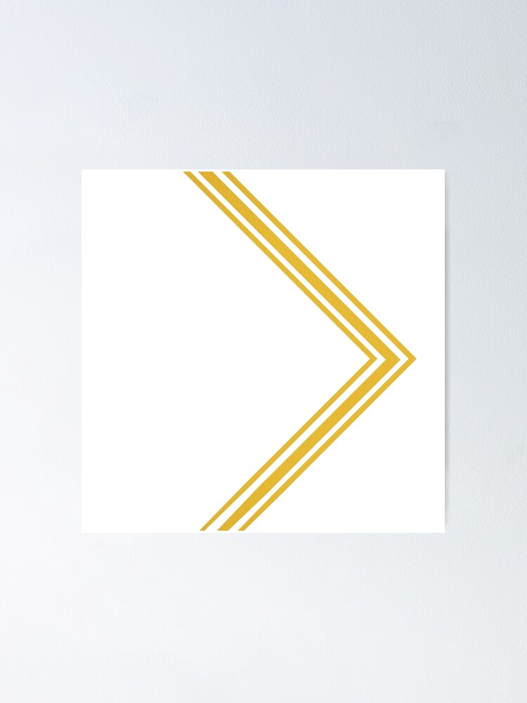 "golden lines design, yellow lines" Poster for Sale by nooranta17 ...