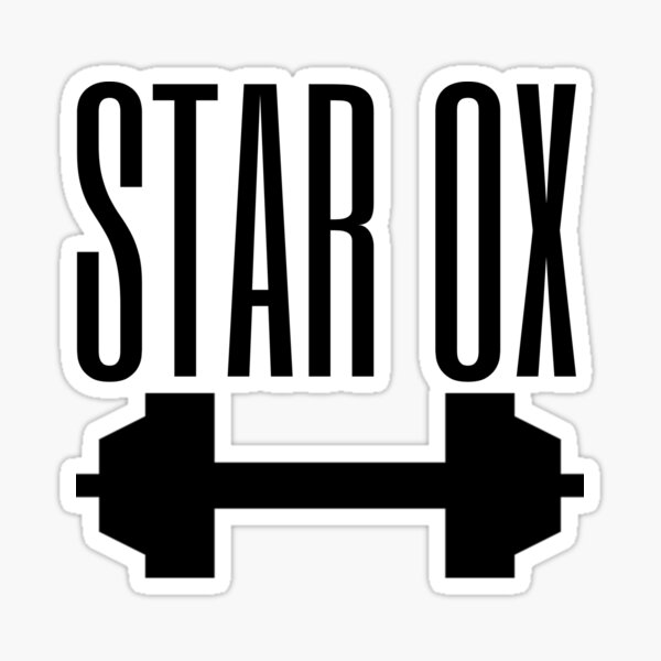 "STAR OX" Sticker for Sale by weeomano | Redbubble