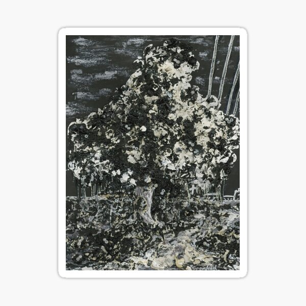 "Banyan tree in a village" Sticker for Sale by blue-neuron | Redbubble