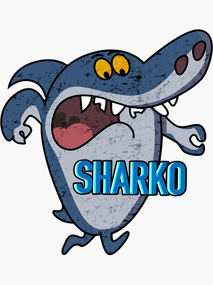 "Funny Cute Sharko Design" Sticker for Sale by BenoliBoutiqued | Redbubble