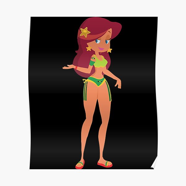 Marina From Zig And Sharko Poster For Sale By Benoliboutiqued Redbubble
