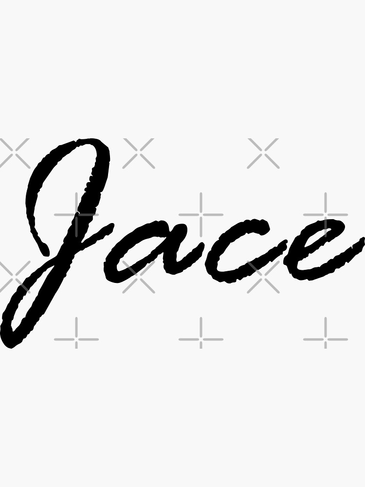 "Jace custom name" Sticker for Sale by gmstockstudio | Redbubble