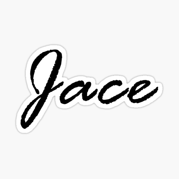 "Jace custom name" Sticker for Sale by gmstockstudio | Redbubble