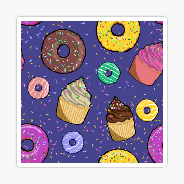 "Sweet tooth" Sticker for Sale by BumbleBearArtUK | Redbubble