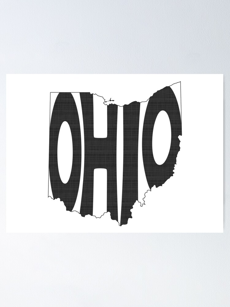 "Ohio State Word Art" Poster by surgedesigns | Redbubble