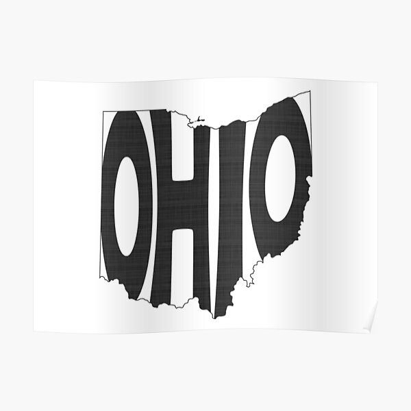"Ohio State Word Art" Poster by surgedesigns | Redbubble