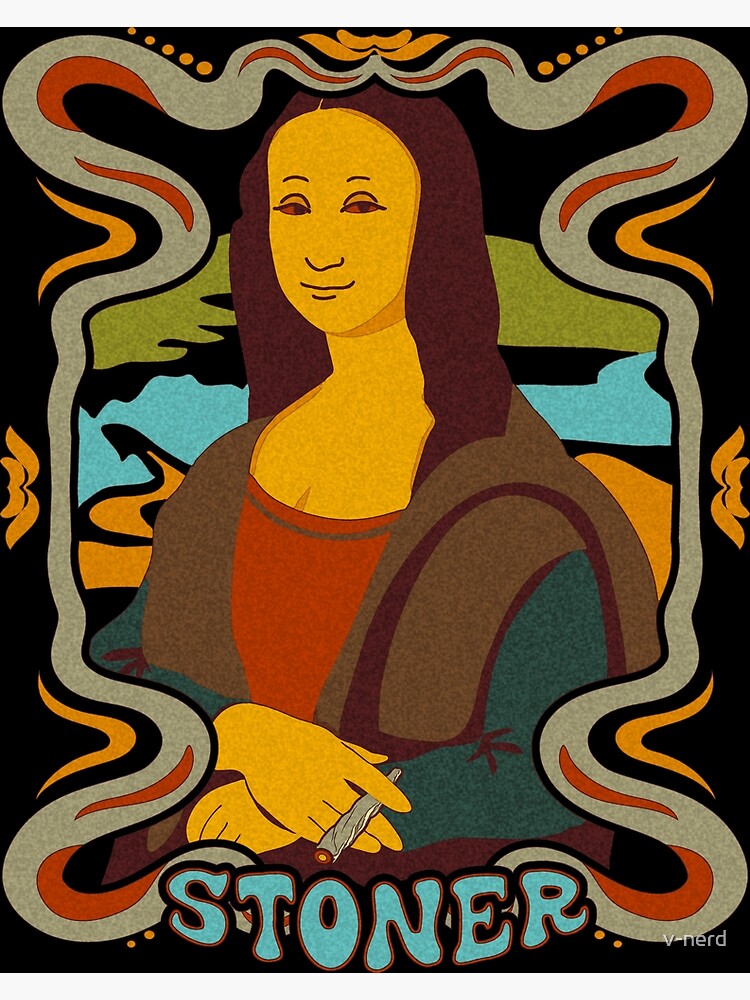 "Stoner Lisa" Poster for Sale by v-nerd | Redbubble