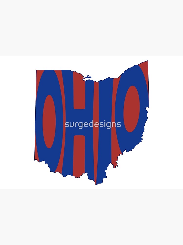 "Ohio State Word Art" Poster by surgedesigns | Redbubble