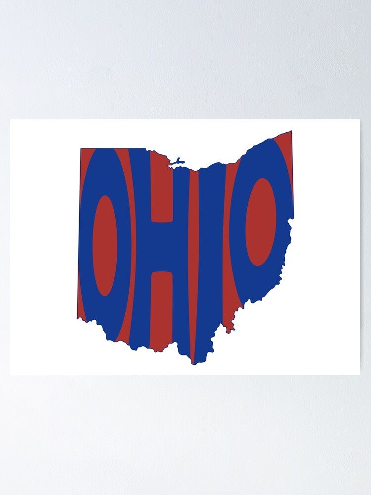 "Ohio State Word Art" Poster by surgedesigns | Redbubble