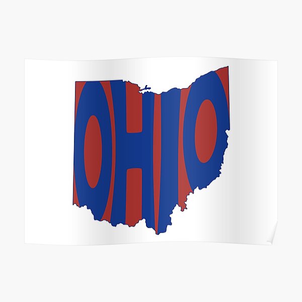 "Ohio State Word Art" Poster by surgedesigns | Redbubble