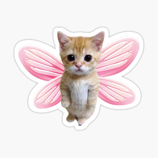 "Fairy Cat - Fairy Cat Wings - Fairy Cat - Fairy Cat Sticker - Fairy ...