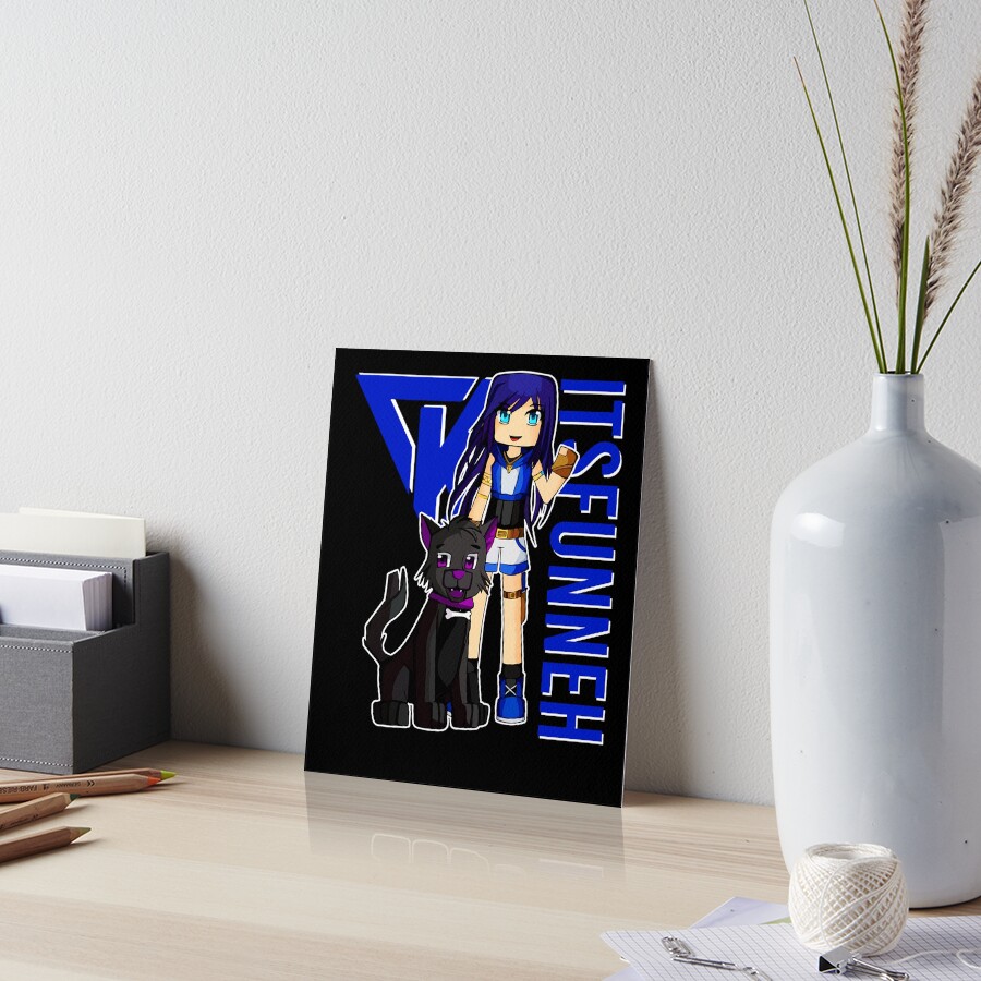 "Itsfunneh Funneh Krew Dog gamer fan art 2022" Art Board Print for Sale ...
