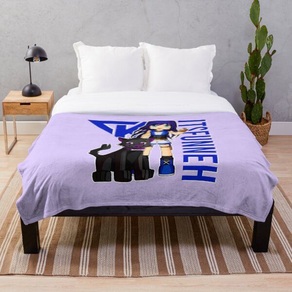 "Itsfunneh Funneh Krew Dog gamer fan art 2022" Throw Blanket for Sale ...