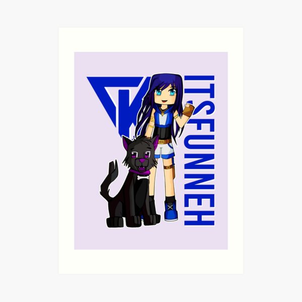 "Itsfunneh Funneh Krew Dog gamer fan art 2022" Art Print for Sale by ...