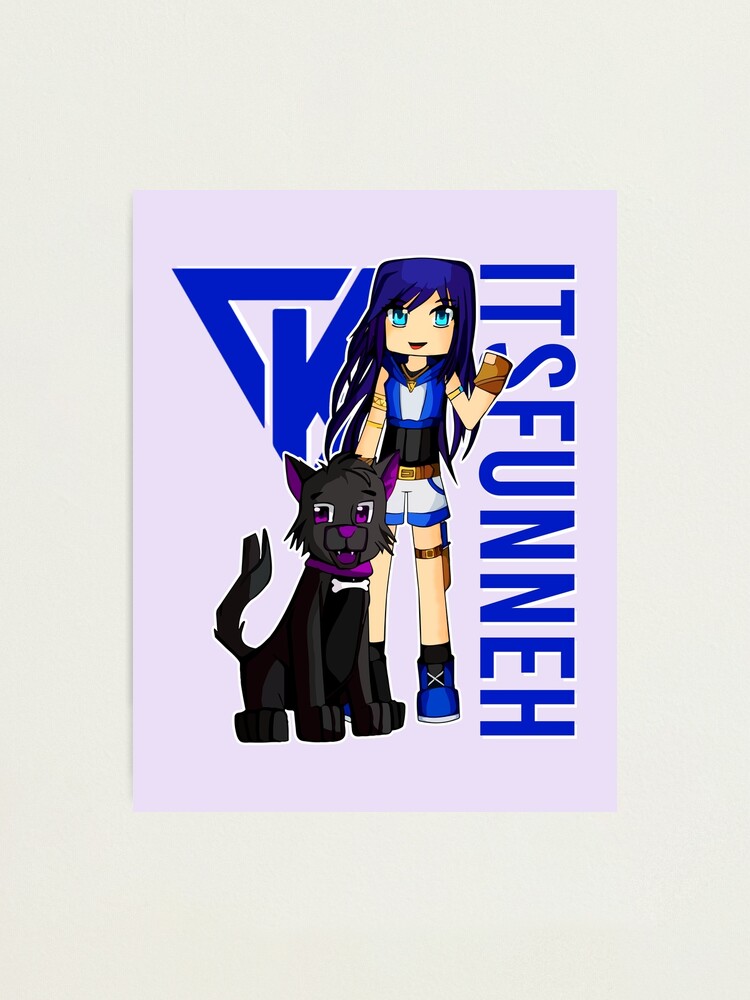 "Itsfunneh Funneh Krew Dog gamer fan art 2022" Photographic Print for ...