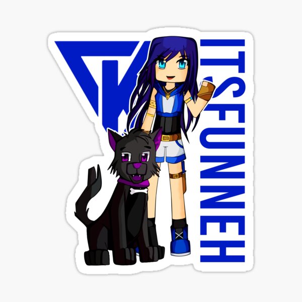 Sticker « Itsfunneh Funneh Krew Dog gamer fan art 2022 », par ...