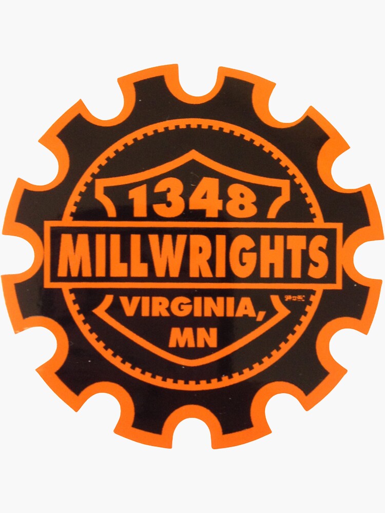 "Millwright" Sticker for Sale by LAPAY | Redbubble