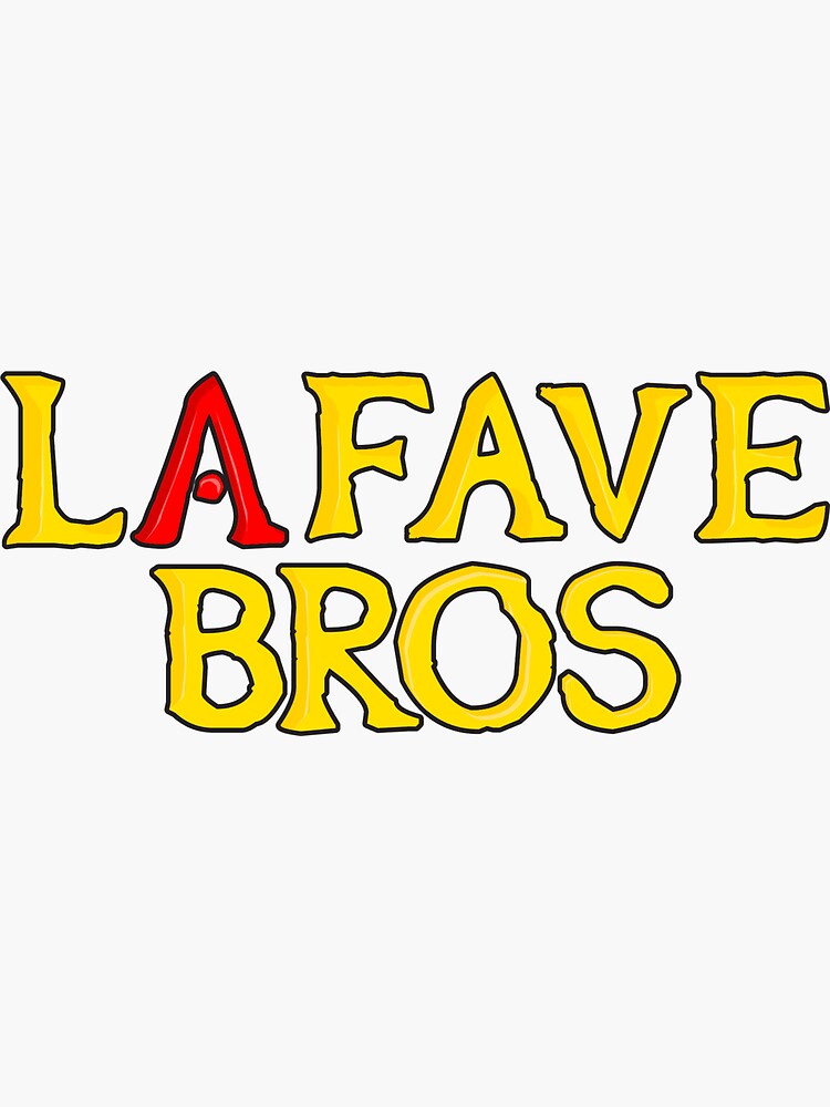 "LaFave Bros stack" Sticker for Sale by LaFaveBros | Redbubble