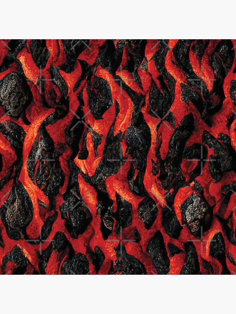 "Lava And Volcanic Rocks | Red Hot Volcano Magma | Seamless Repeating ...