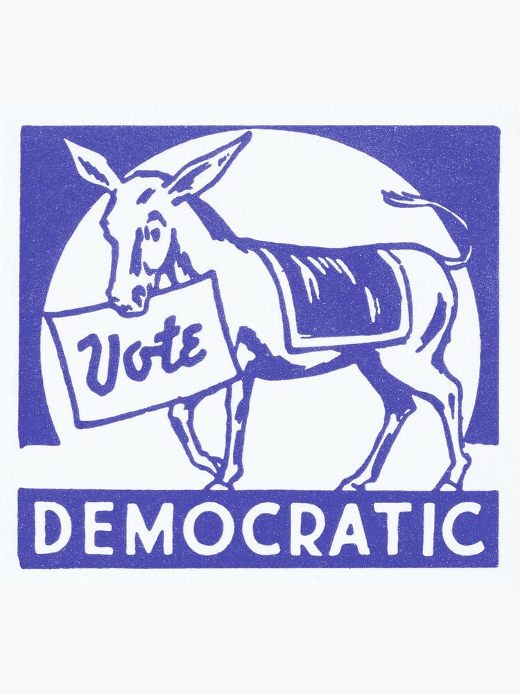 "1950s Vote Democrat" Poster for Sale by historicimage | Redbubble