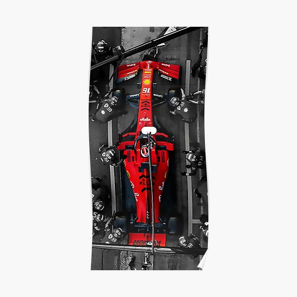 "Charles Leclerc - Digital art" Poster for Sale by Malaka7 | Redbubble