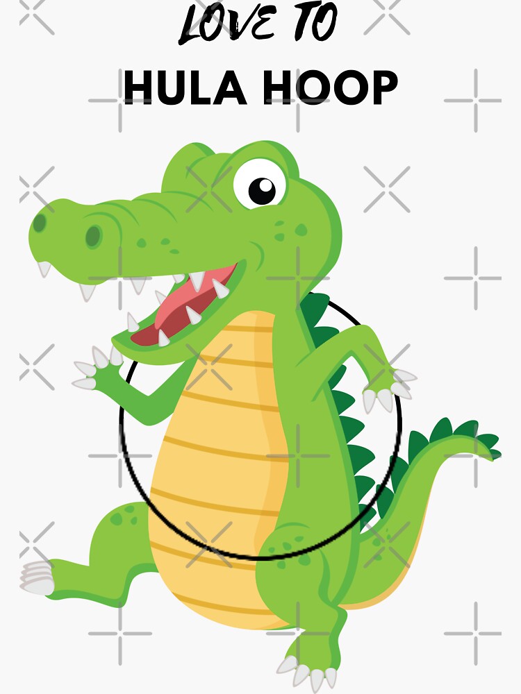 "Hip Hooper Crocodile Hoop dancing with Hula Hoop Crocodile Who Loves ...