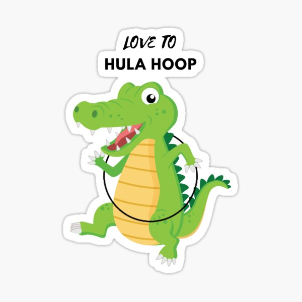 "Hip Hooper Crocodile Hoop dancing with Hula Hoop Crocodile Who Loves ...