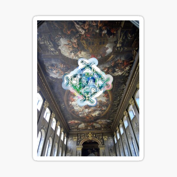 "hollowsquad xavier wulf garage " Sticker for Sale by funguiys | Redbubble